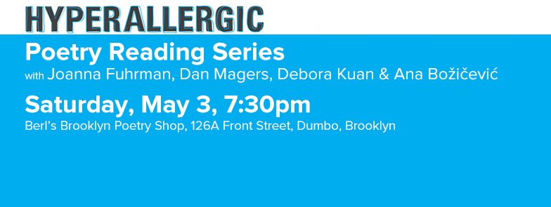 Hyperallergic Poetry Reading Series – Joe Pan